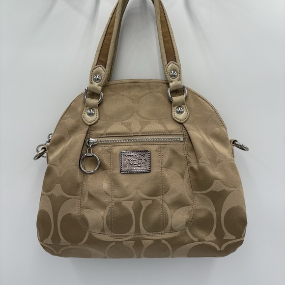 Coach | Bags | Coach Poppy Signature Sateen Crossbody Style 878 | Poshmark